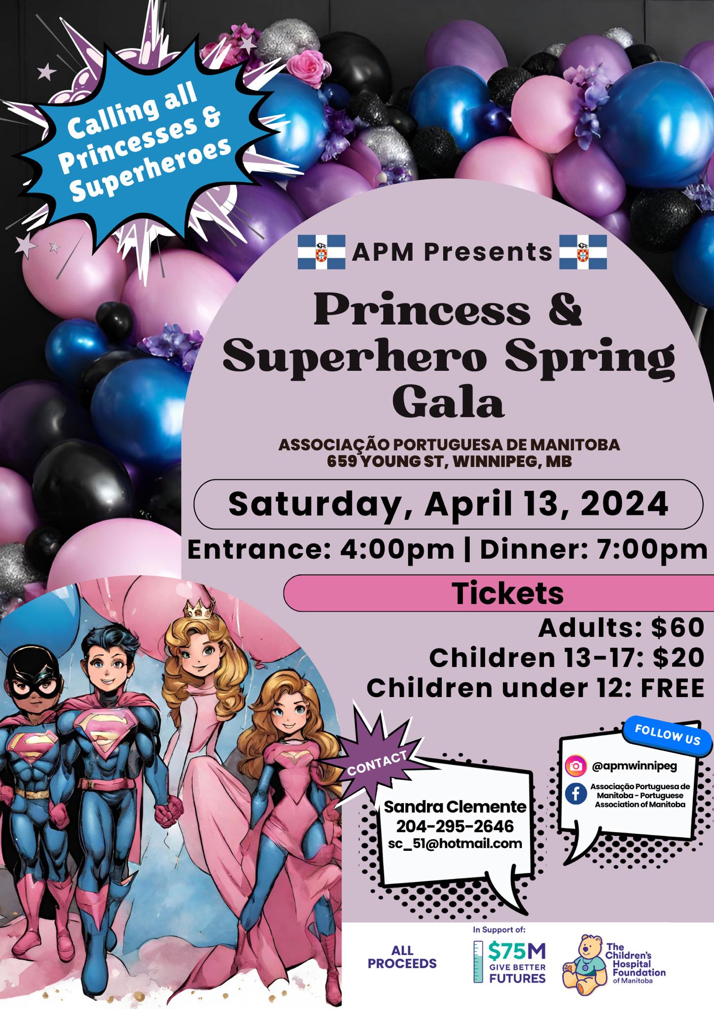 Events - Princess & Superhero Spring Gala - Children’s Hospital ...